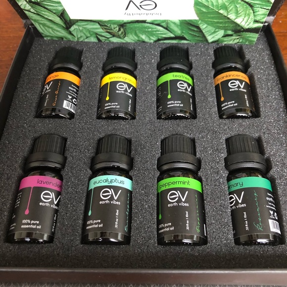 earth vibes | Other | Earth Vibes Essential Oil Top 8 Essential Oil Set ...